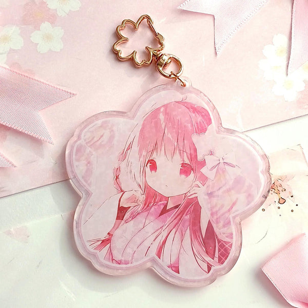 Sakura Blossom Anime Charm – Cotton Candy Arts LLC